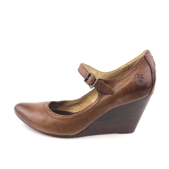 Frye | Shoes | Frye Regina Wedge Mary Jane Shoes 95m | Poshmark